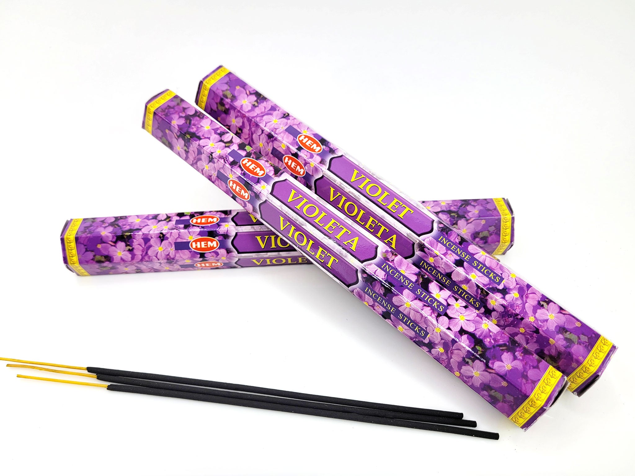 Hem Violet Incense - 20 Sticks Pack – The Sweet Tea Company